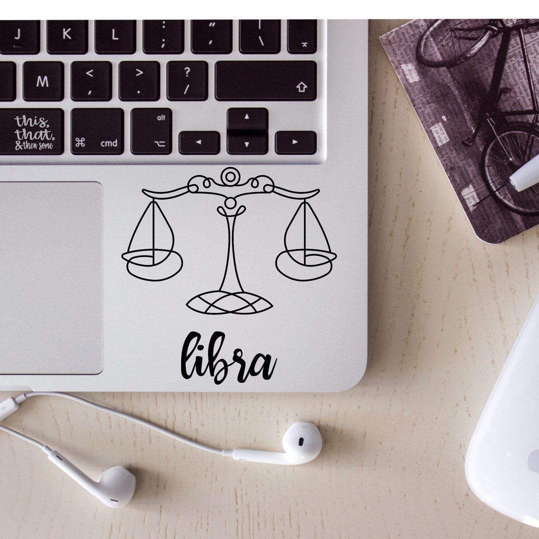 Libra, Zodiac, Astrology, Vinyl Decal Sticker - Etsy