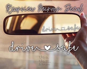 Passenger Princess Visor Mirror Vinyl Decal Sticker style 3 - Etsy