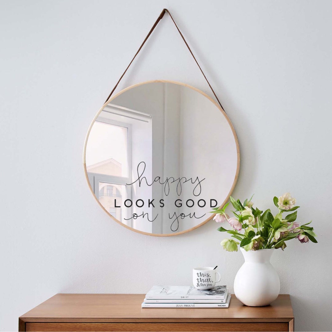 Happy Looks Good on You Vinyl Decal, Inspirational Sticker - Etsy