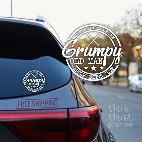 Old Man Sticker - Etsy