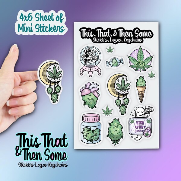 Weed Stickers - Etsy