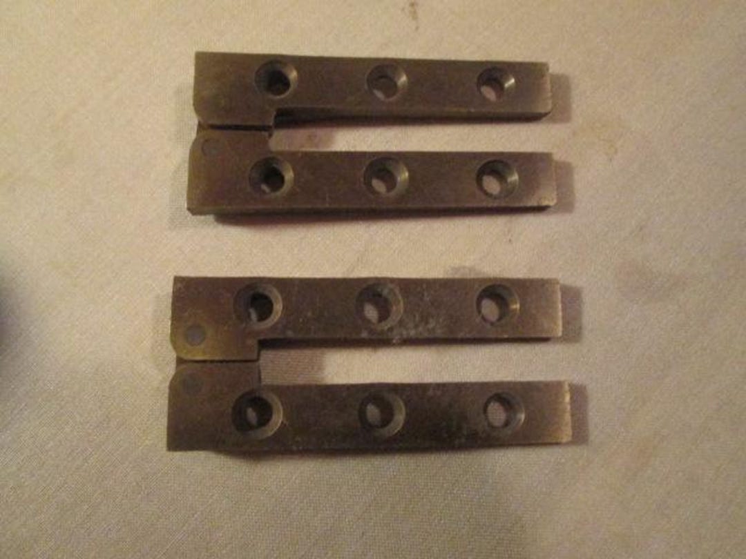 Pair of Card Table Hinges Vintage New Old Stock Brass 9198 - Etsy