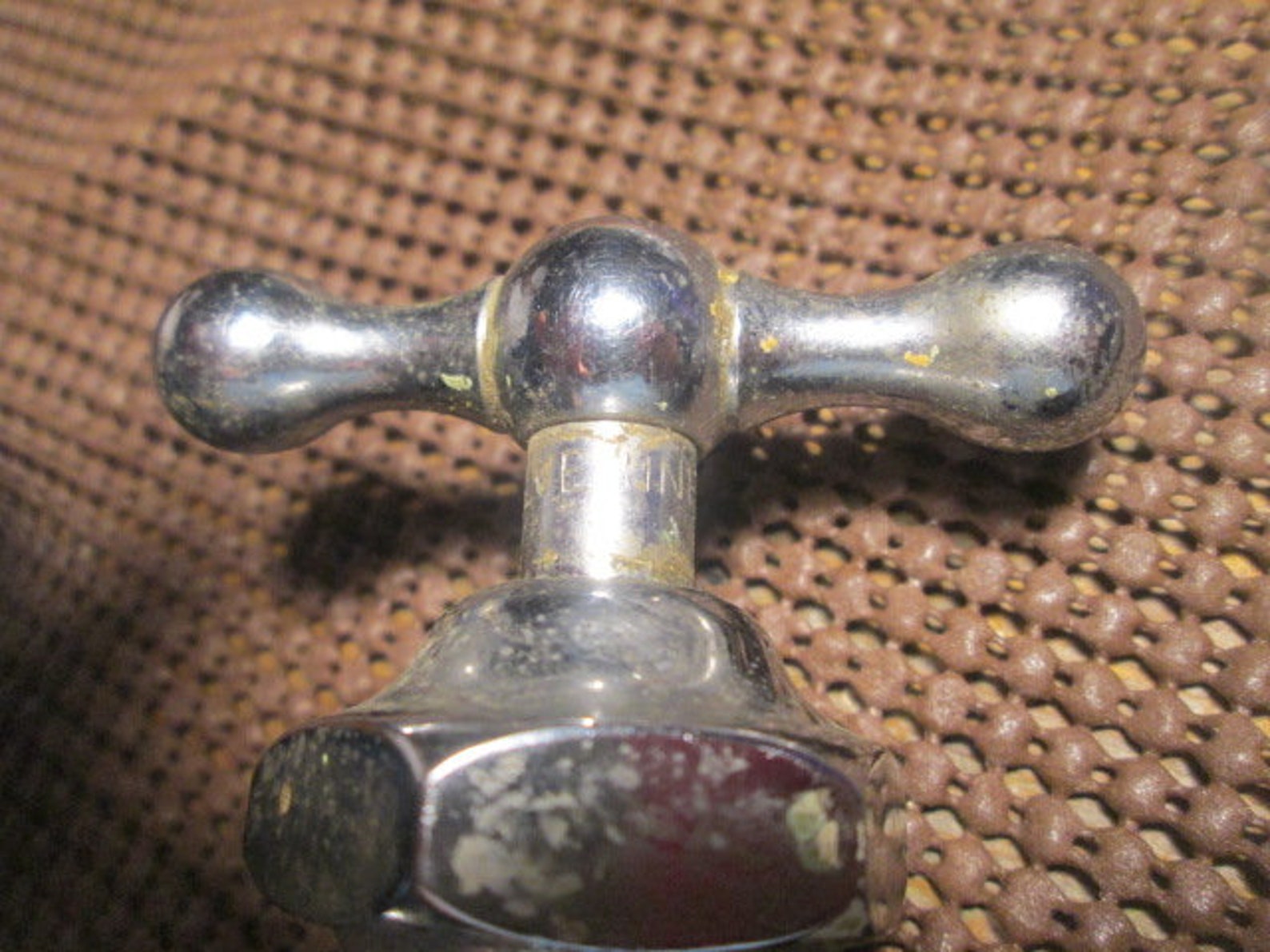 Wolverine Faucet Tap Spigot Garden Hose Connector Vintage Chrome Wash ...