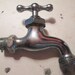 Wolverine Faucet Tap Spigot Garden Hose Connector Vintage Chrome Wash ...