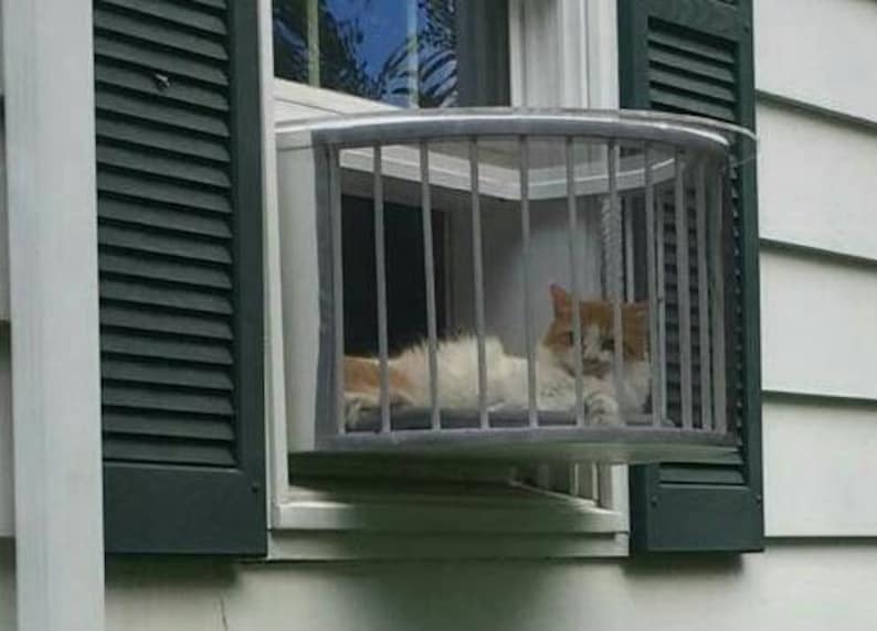 Cat Solarium-the Veranda Package the Ultimate Cat Window Box - Etsy
