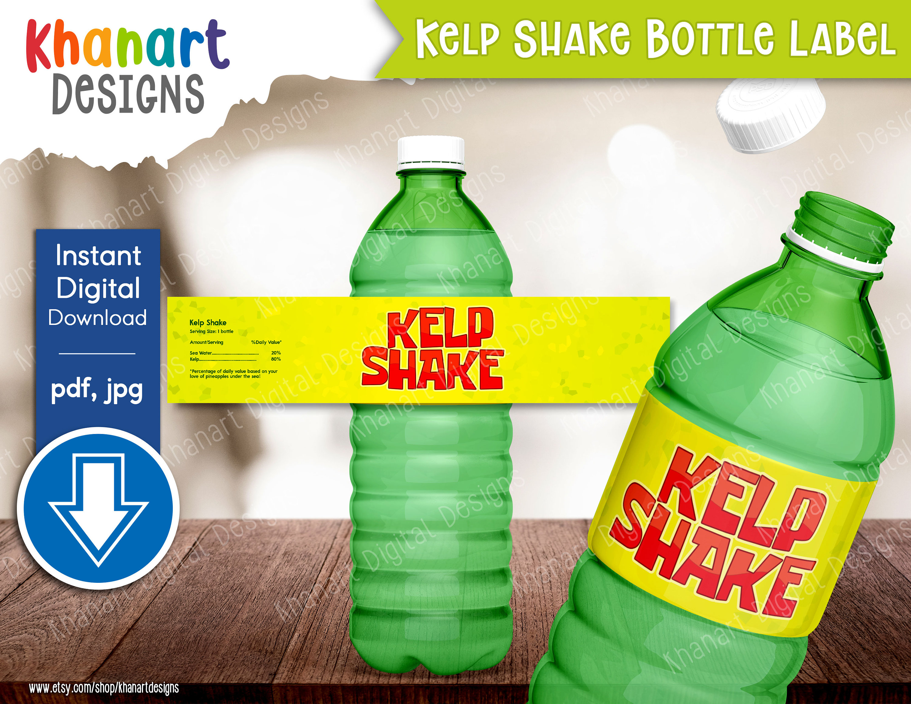 Kelp Shake Label