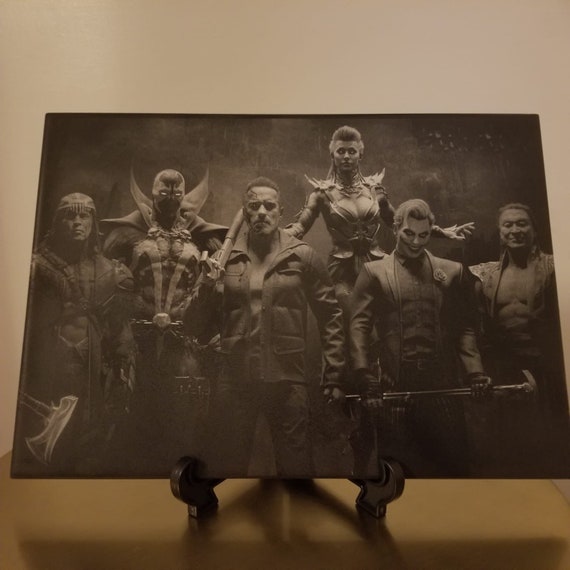 Mortal Kombat Custom 14x10 Laser Engraved Ceramic Tile . - Etsy