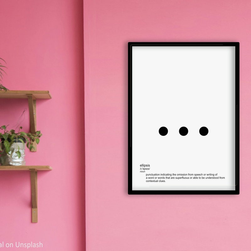 Punctuation Art - Etsy