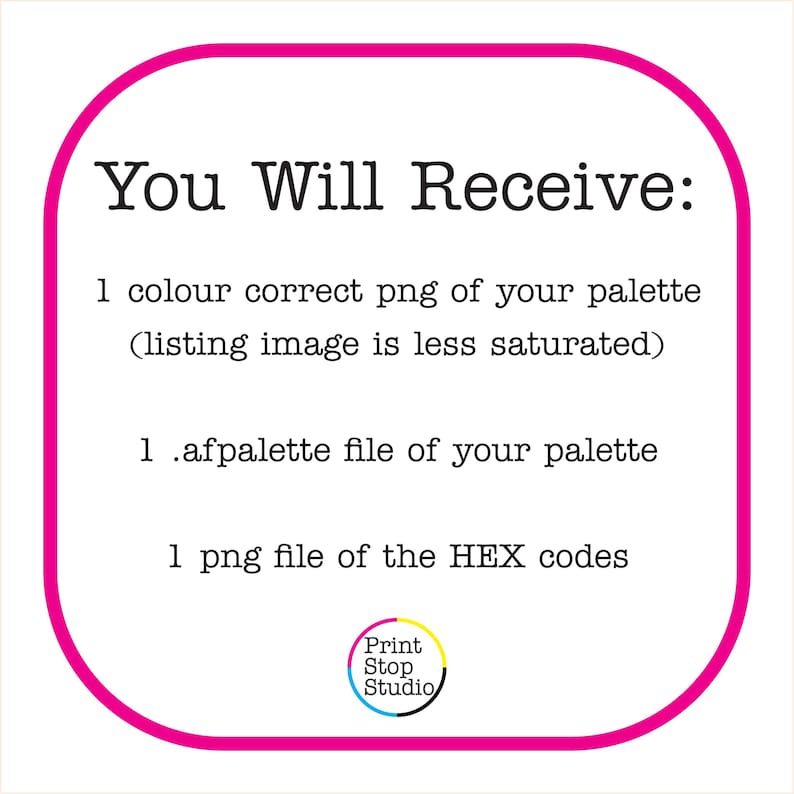 Hyacinth Affinity Colour Palette. Color Swatches, Illustration Supplies ...