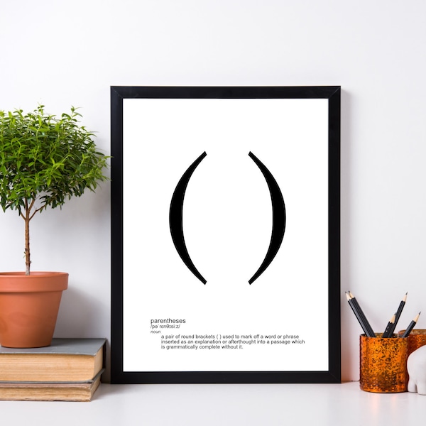 Punctuation Art - Etsy