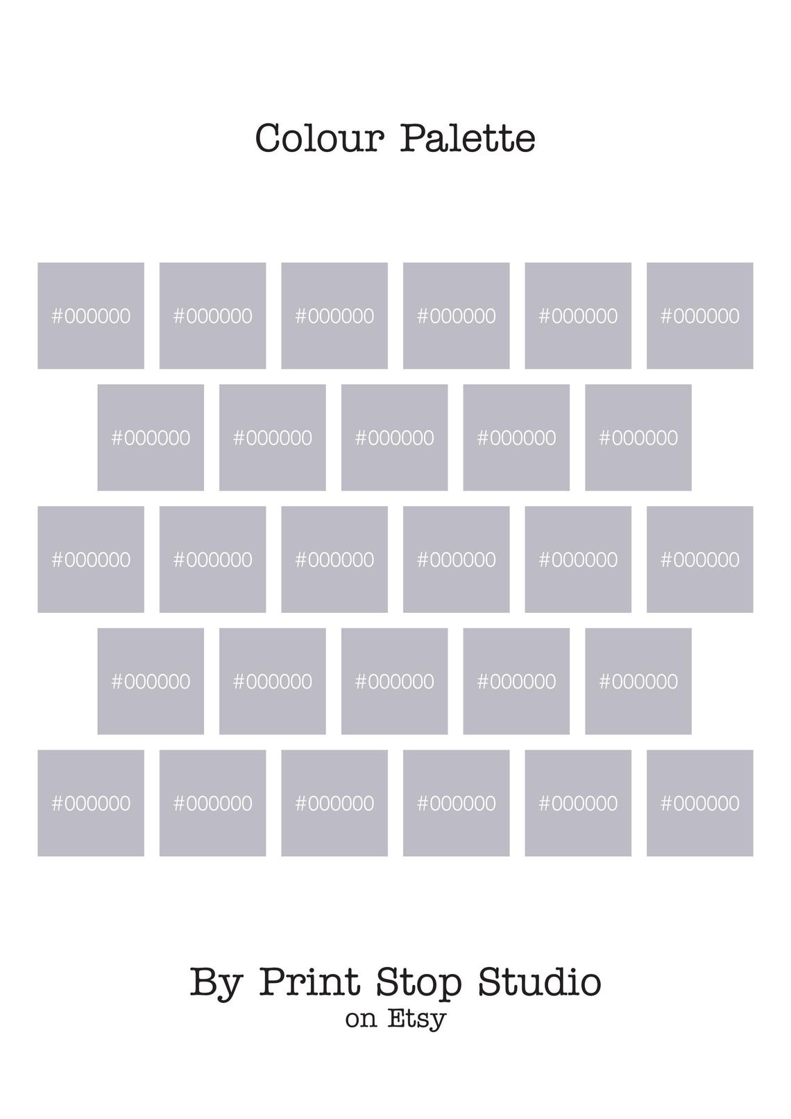 Beatrix Potter Procreate Colour Palette. Color Swatches, Illustration ...