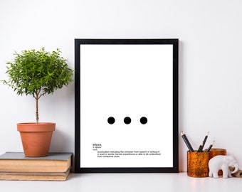 Punctuation Art - Etsy
