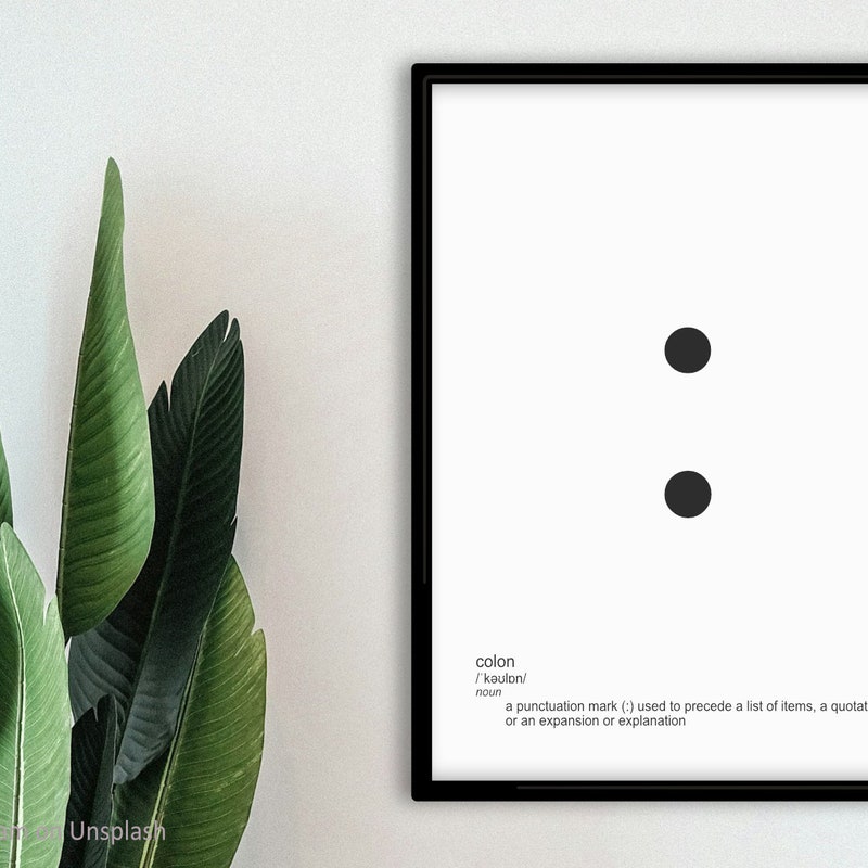 Punctuation Art - Etsy