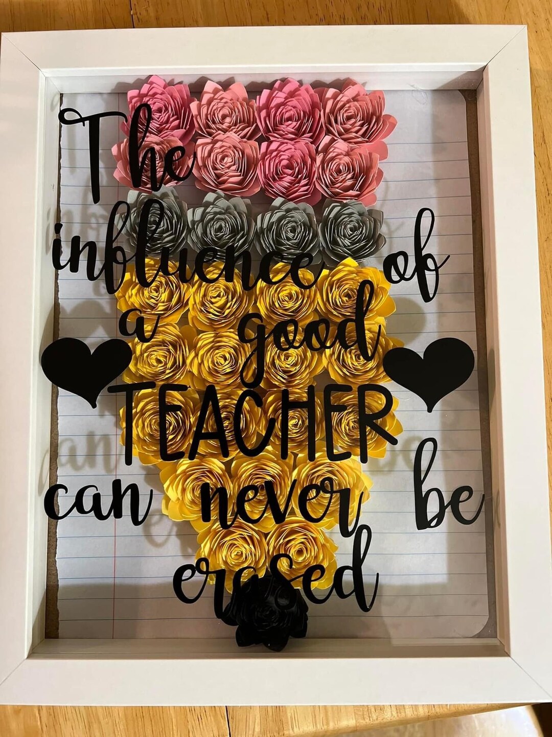 Teacher Shadow Box - Etsy