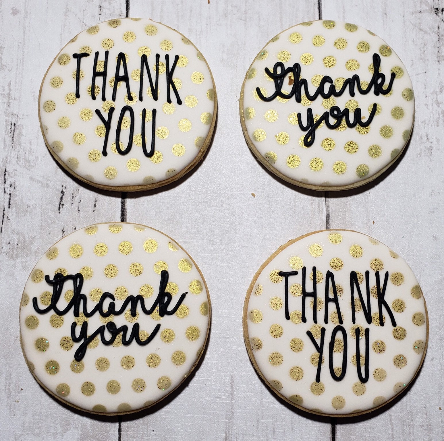 Thank You Sugar Cookies | Etsy
