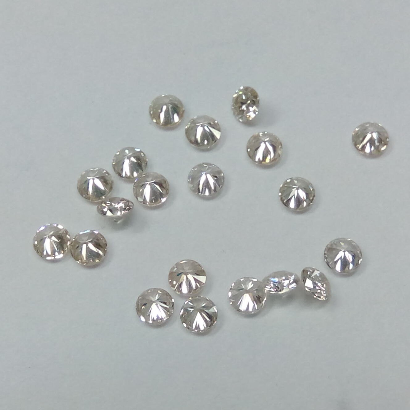 Natural White Diamond 0.90mm 2mm Round IJ Color VS Quality - Etsy India