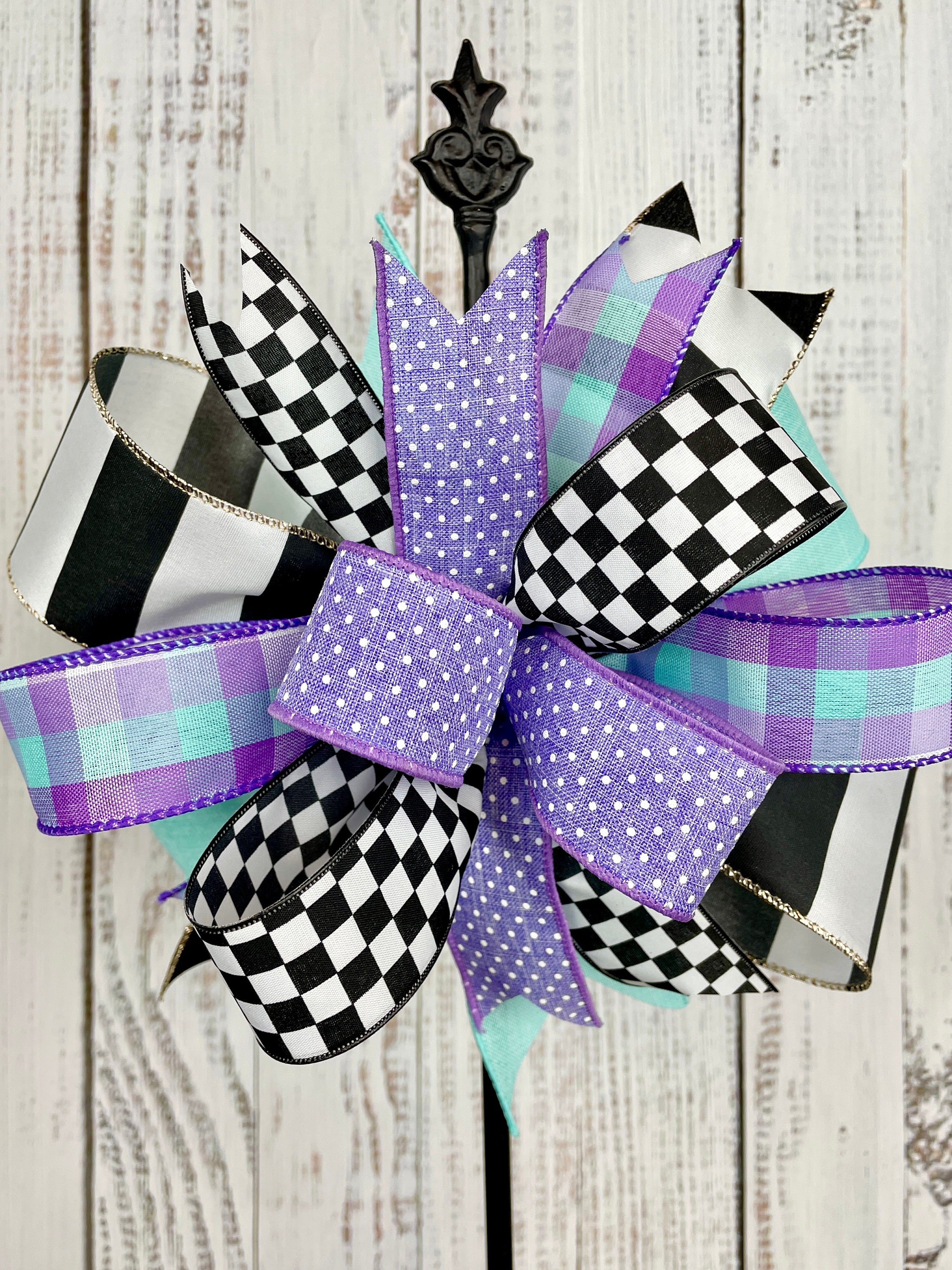 Spring Wreath Bow Bow for Wreath Easter Wreath Bow Spring | Etsy