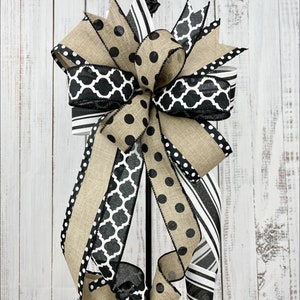 Farmhouse Bow, Bow for Wreath, Bow for Lantern, Everyday Wreath Bow ...