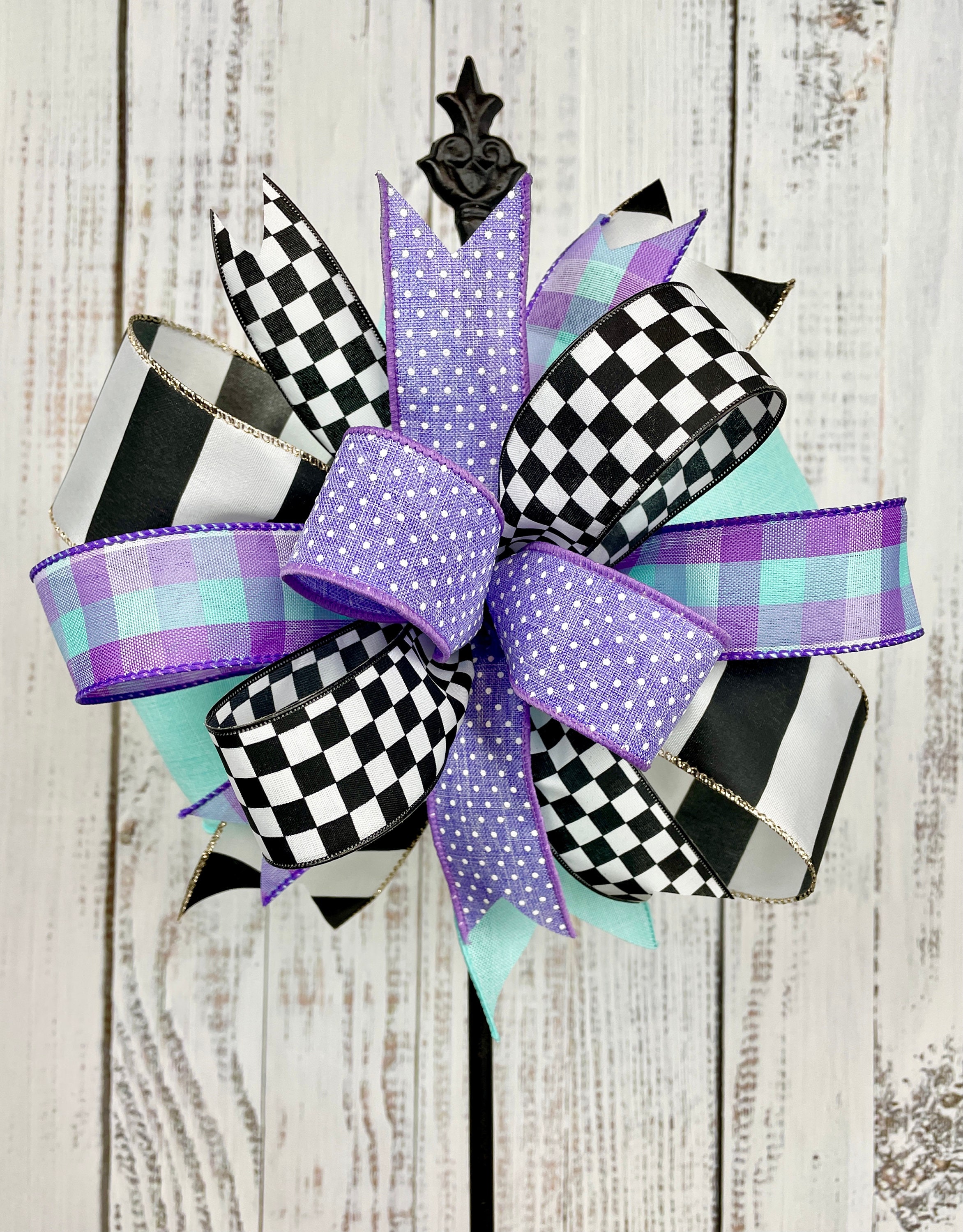 Spring Wreath Bow Bow for Wreath Easter Wreath Bow Spring | Etsy