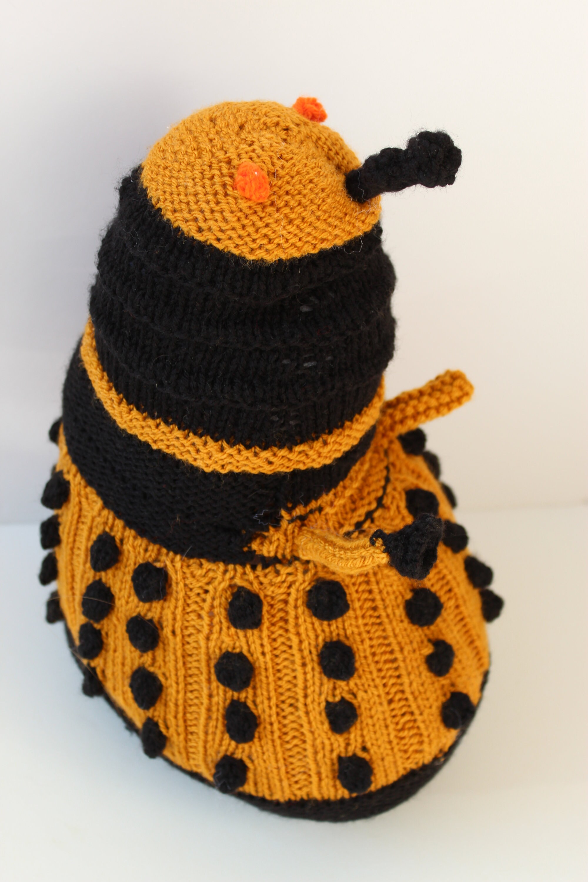 Novelty Hand Knitted Dalek Toy - Etsy