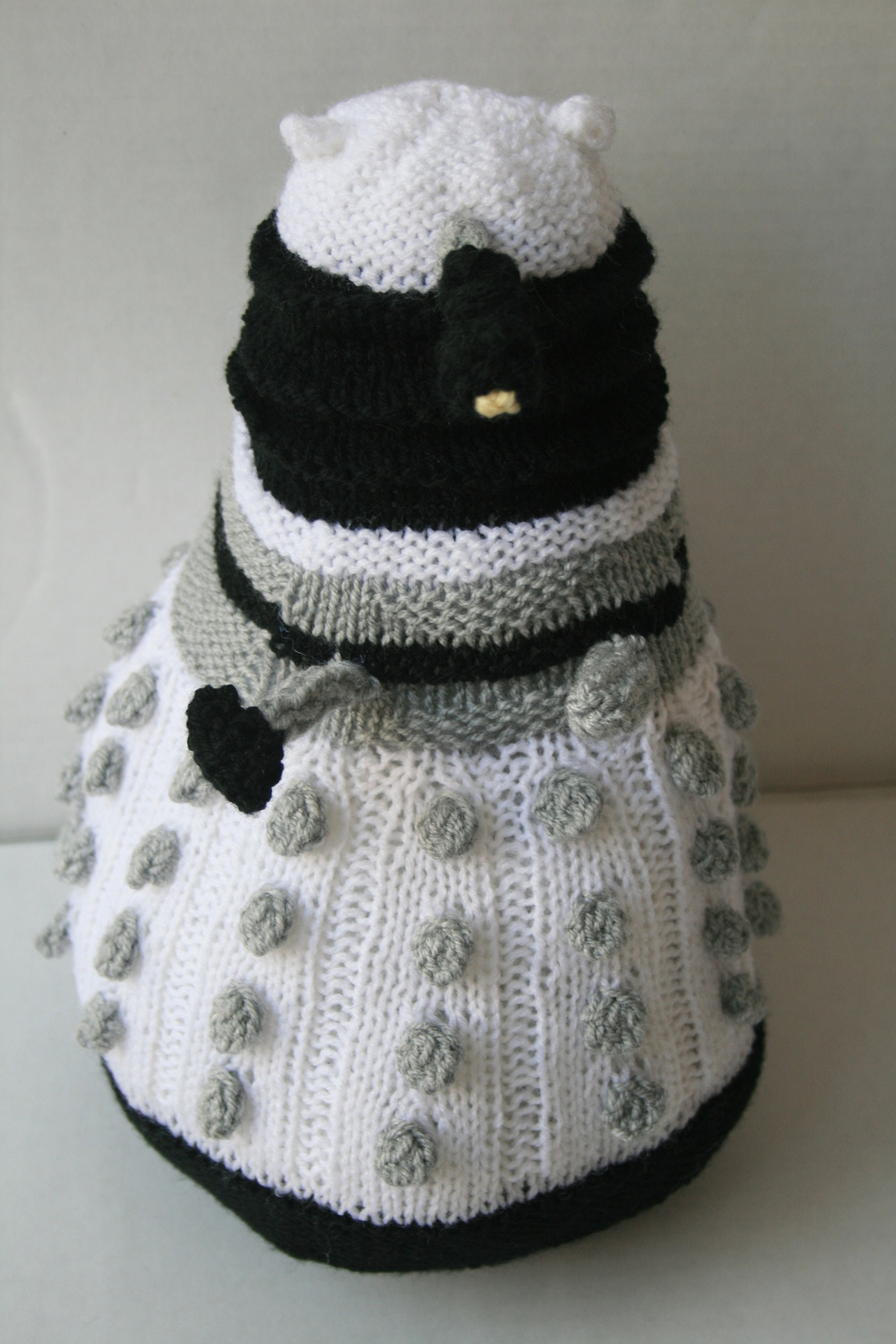 Novelty Hand Knitted Dalek Toy - Etsy