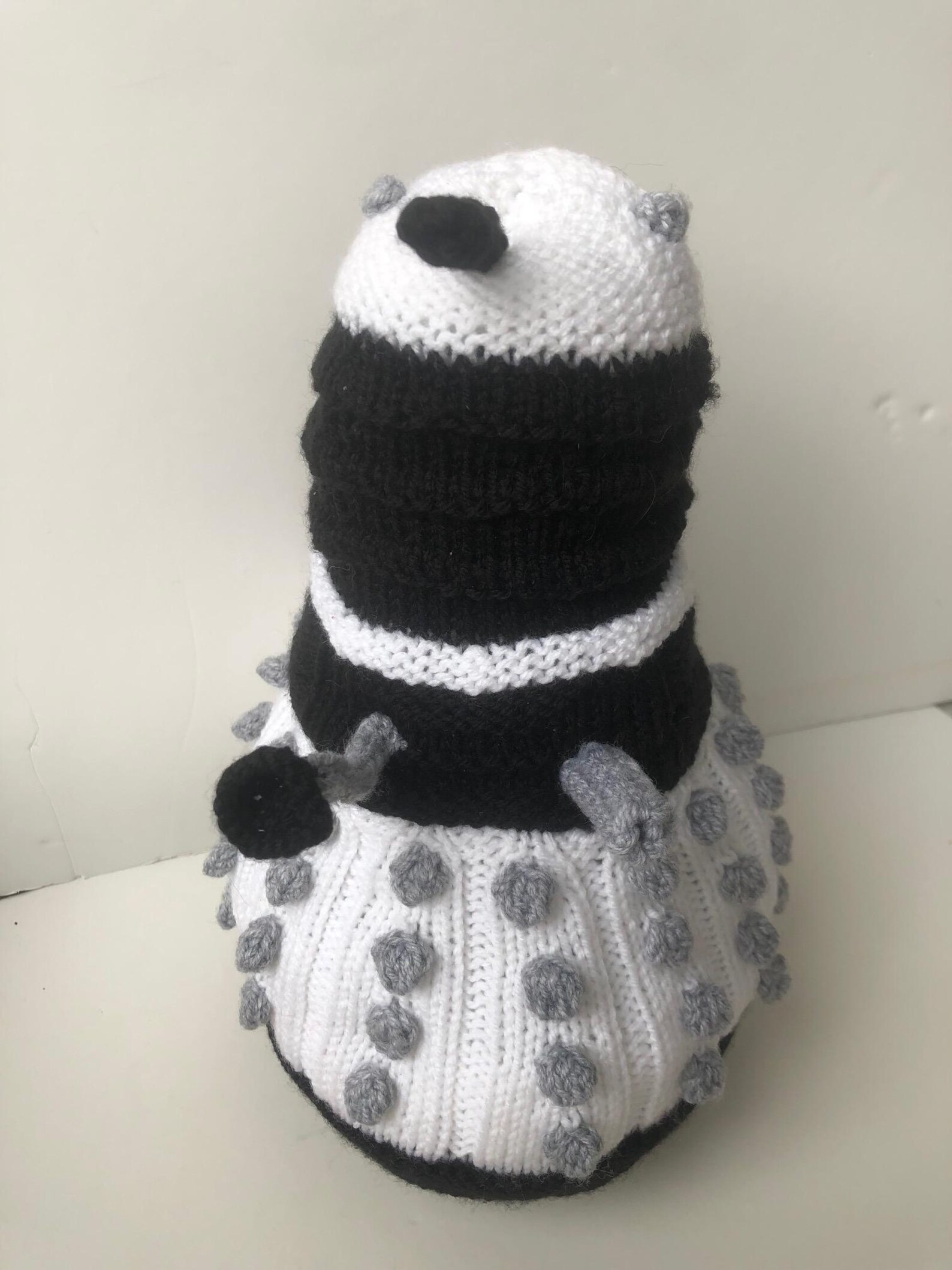 Novelty Hand Knitted Dalek Toy - Etsy