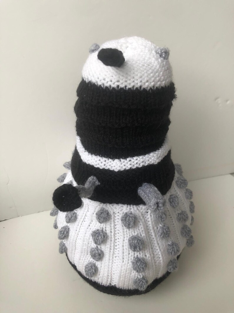 Novelty Hand Knitted Dalek Toy - Etsy