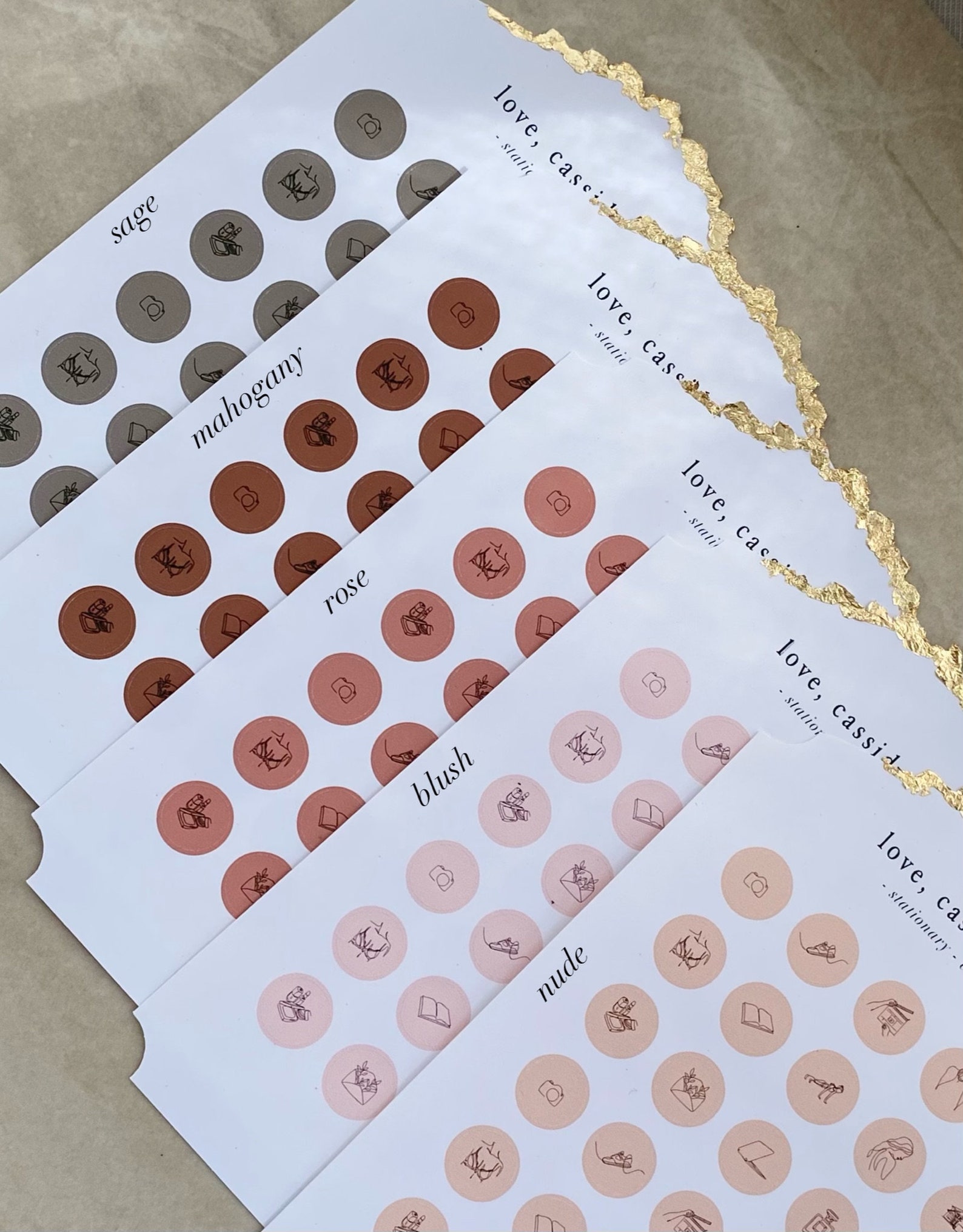 020 Minimalist Planner Sticker Sheet Icon Stickers - Etsy