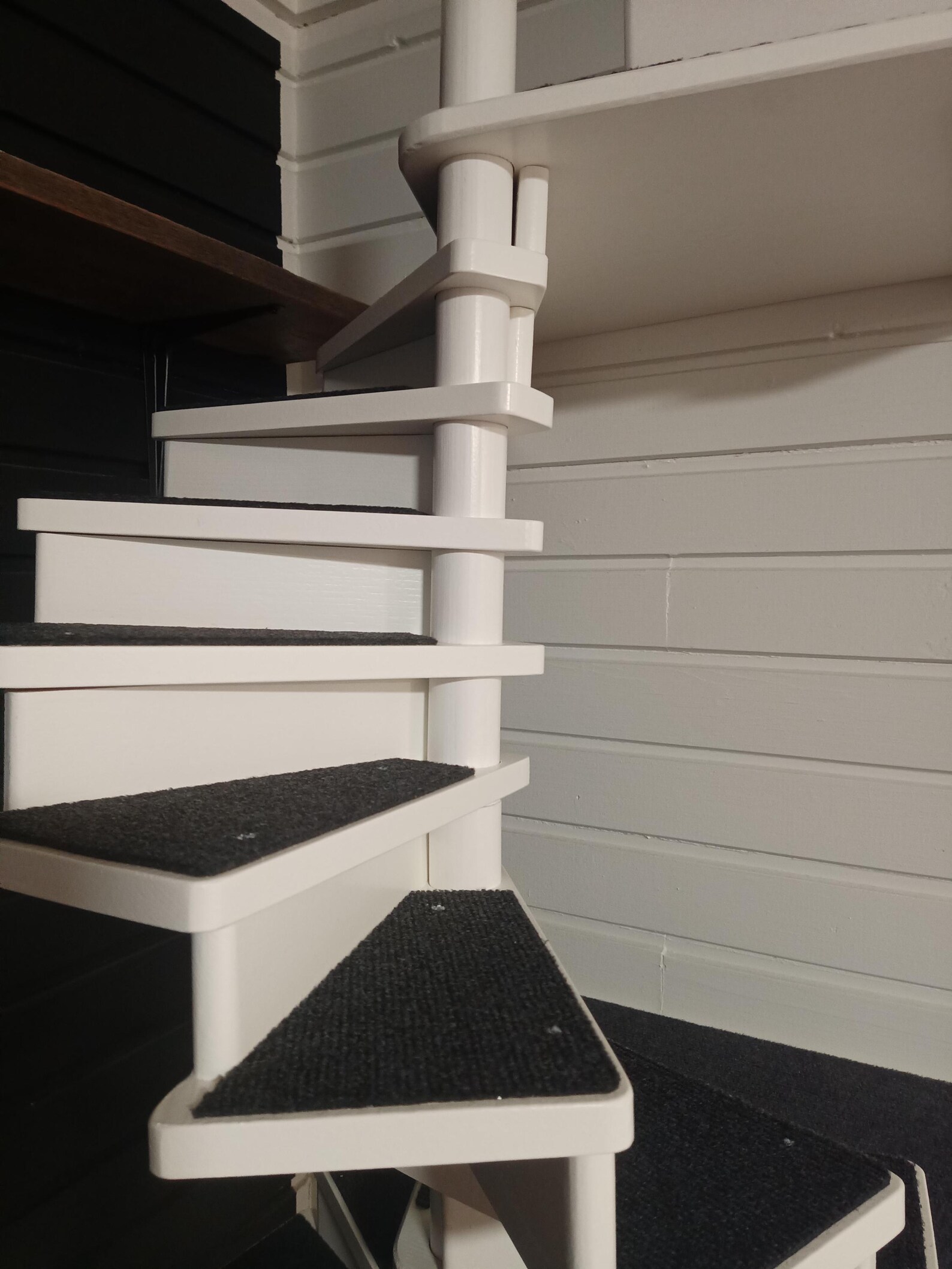 Cat Stair With Bed Areas and Black Carpet - Etsy