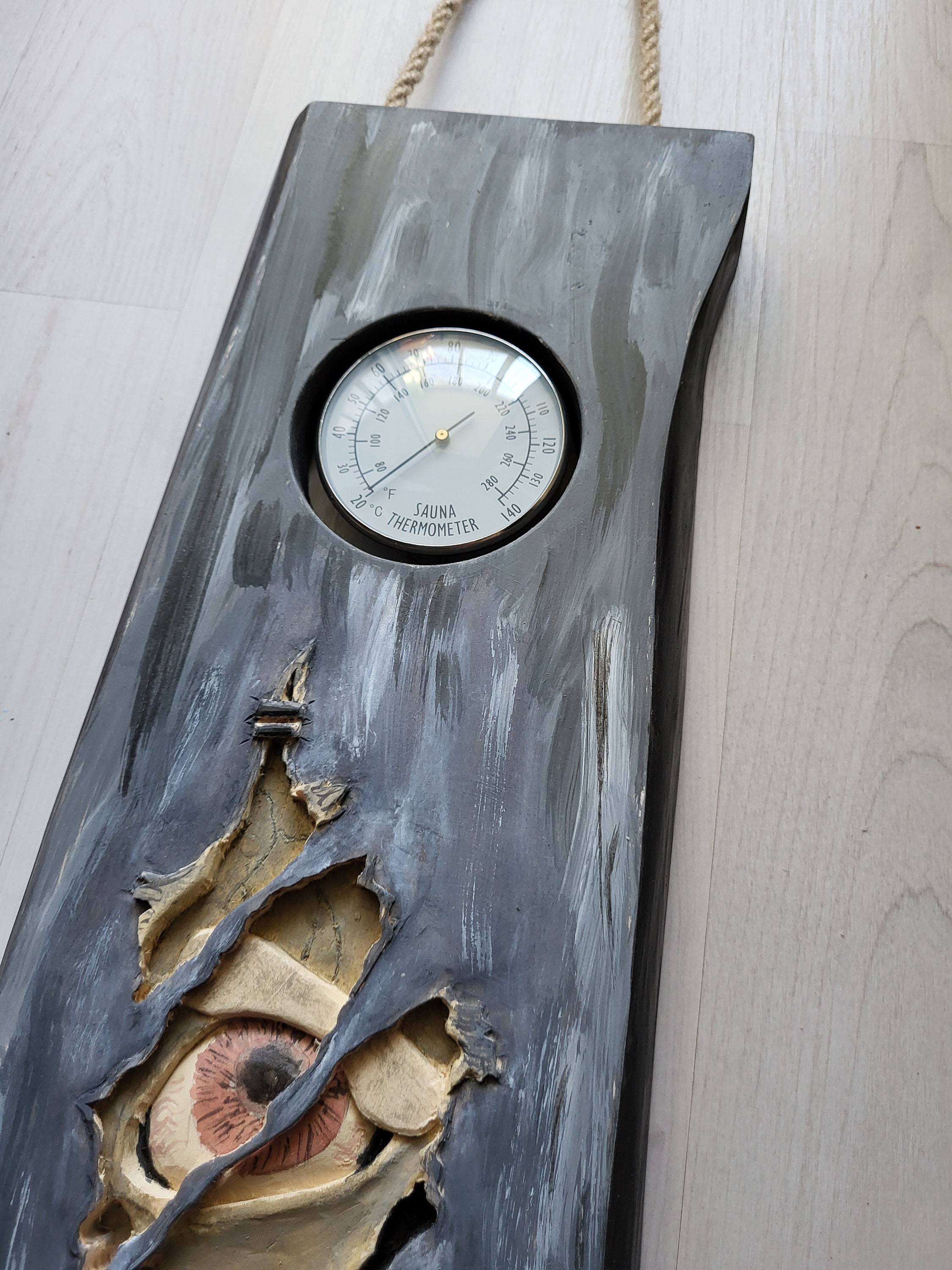 Sauna Thermometer Scary Eye Horror Decoration - Etsy