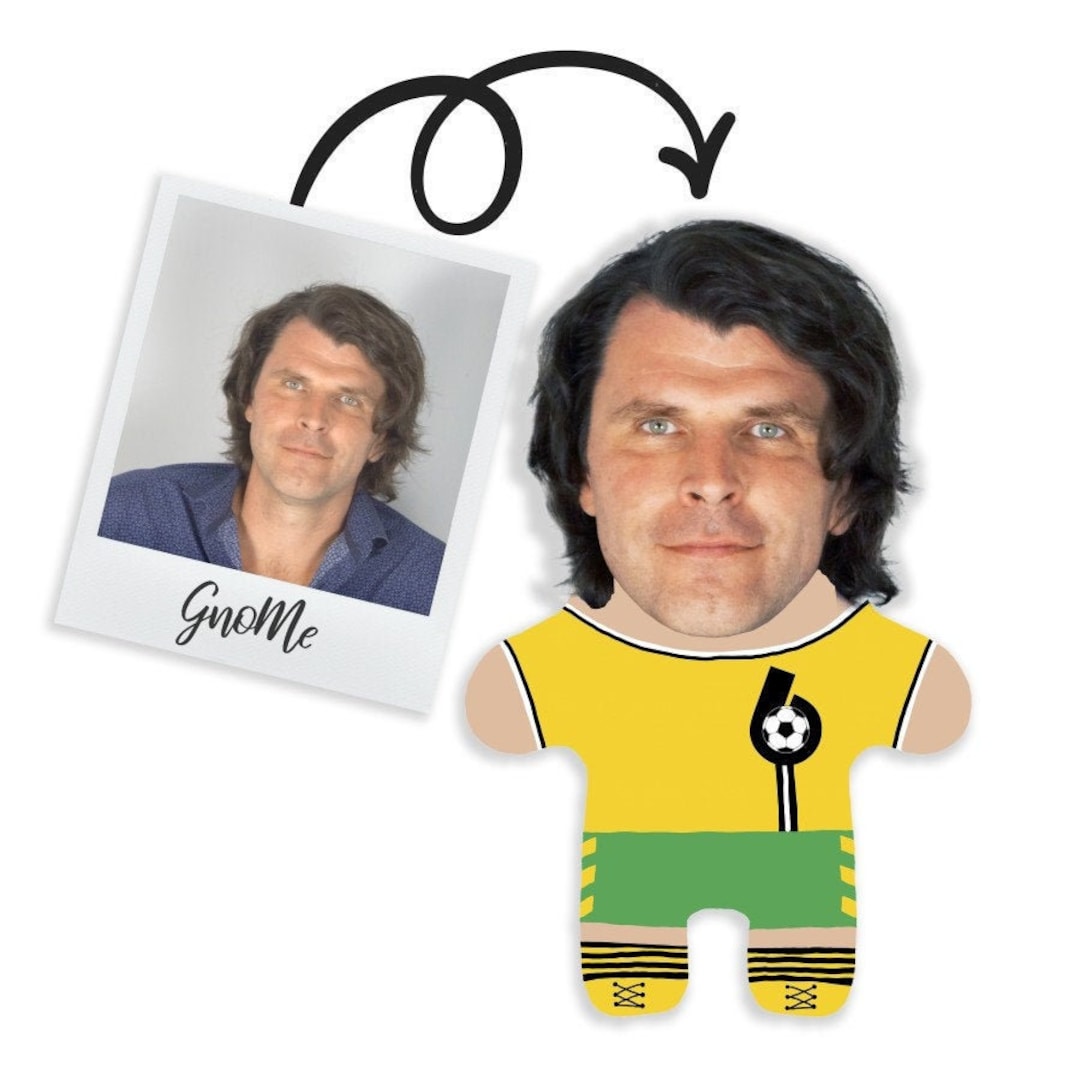 Football Player Custom Plush Toy With Your Face | Personalized Pillow ...