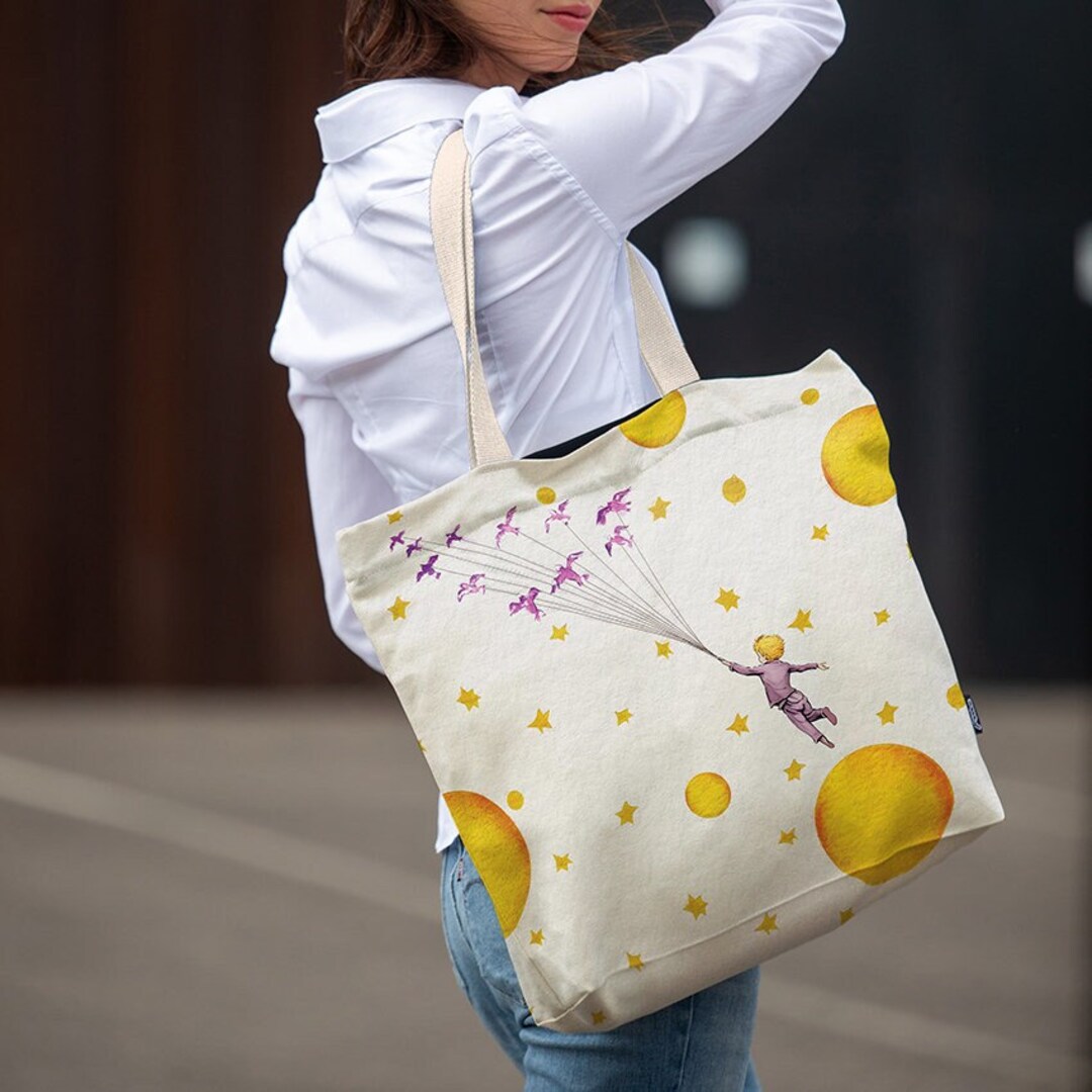 White Tote Bag | the Little Prince | Antoine De Saint-exupéry ...