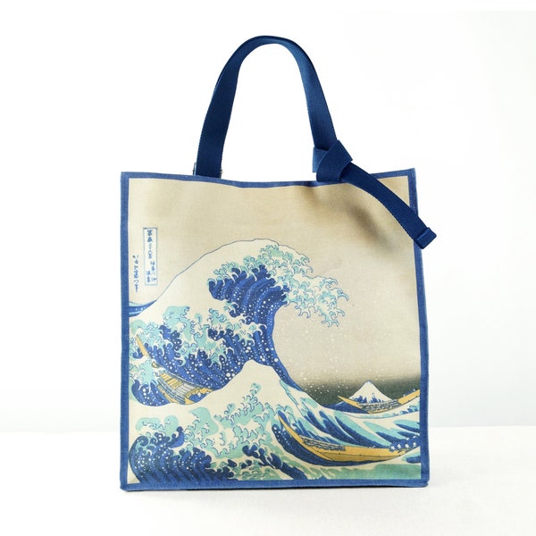 Japanese Print Tote Bag - Etsy
