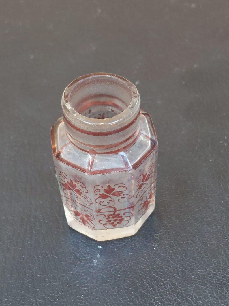 Victorian Bottle Decorated With Grape Vines - Etsy