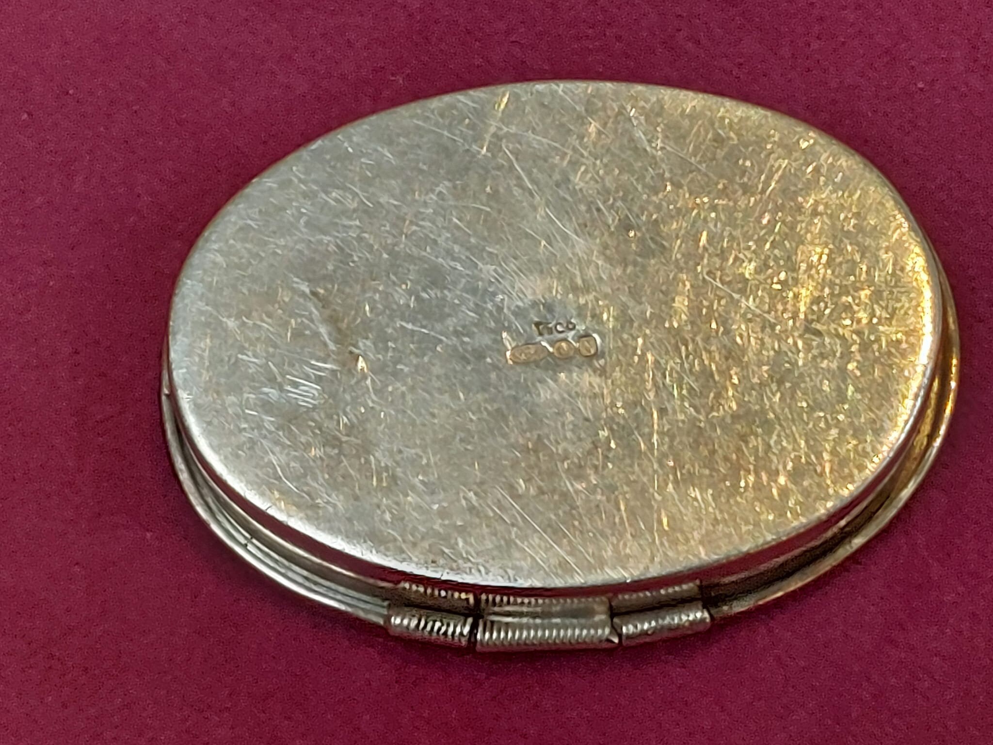 Solid Silver Pill or Snuff Box Box - Etsy