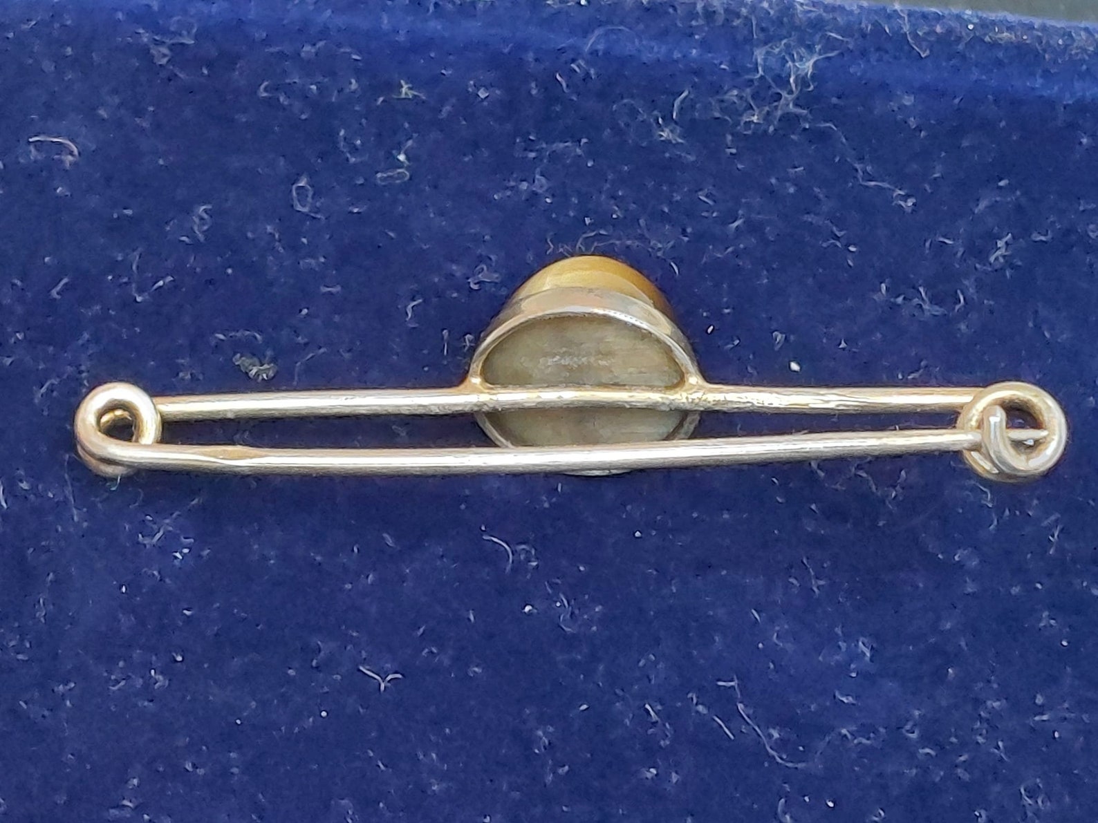 Silver (marked) Tigers Eye Bar Broach - Etsy