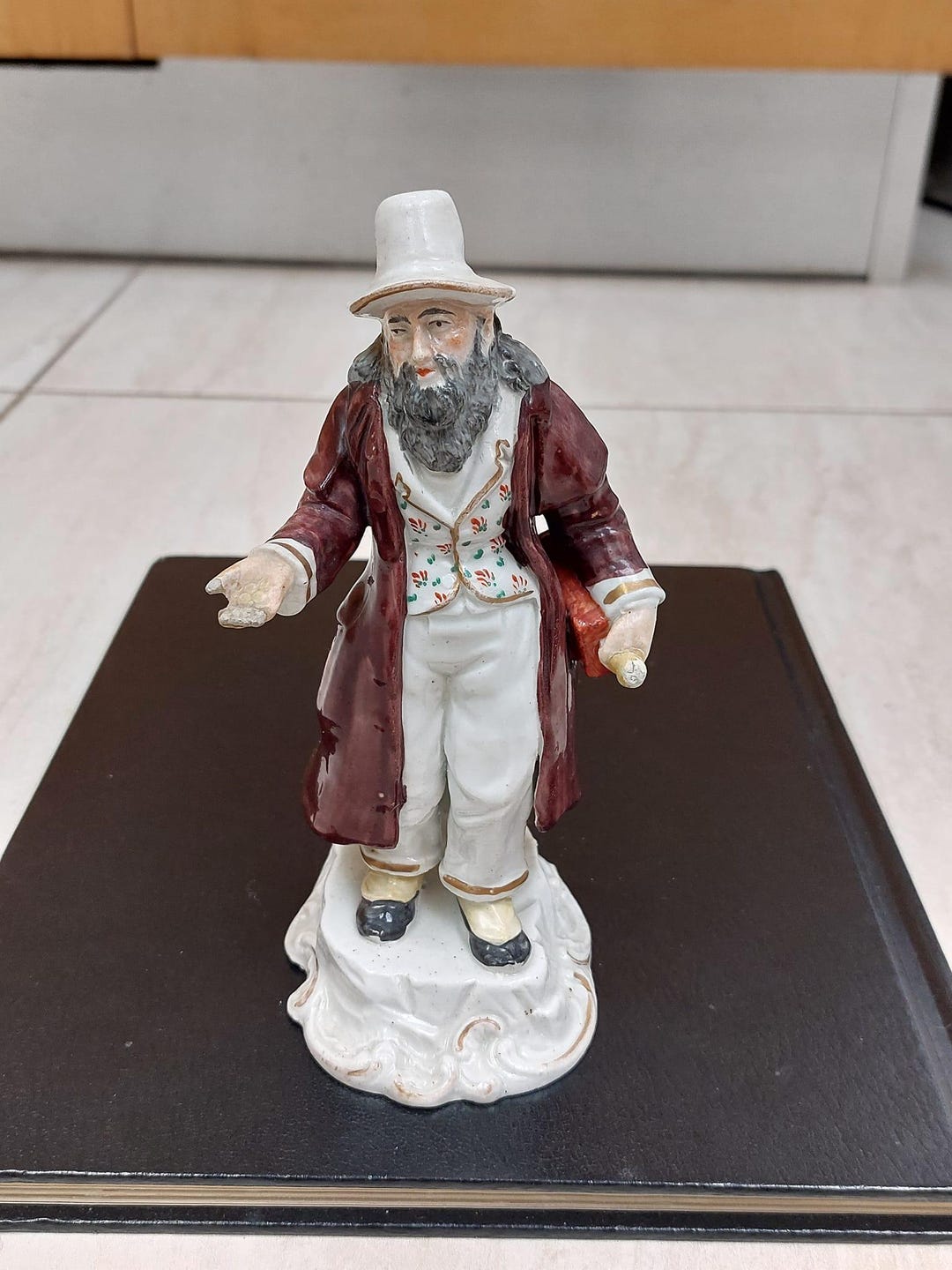 Rare Rockingham Jewish Figure of Money Exchanger-circa ,1820 - Etsy
