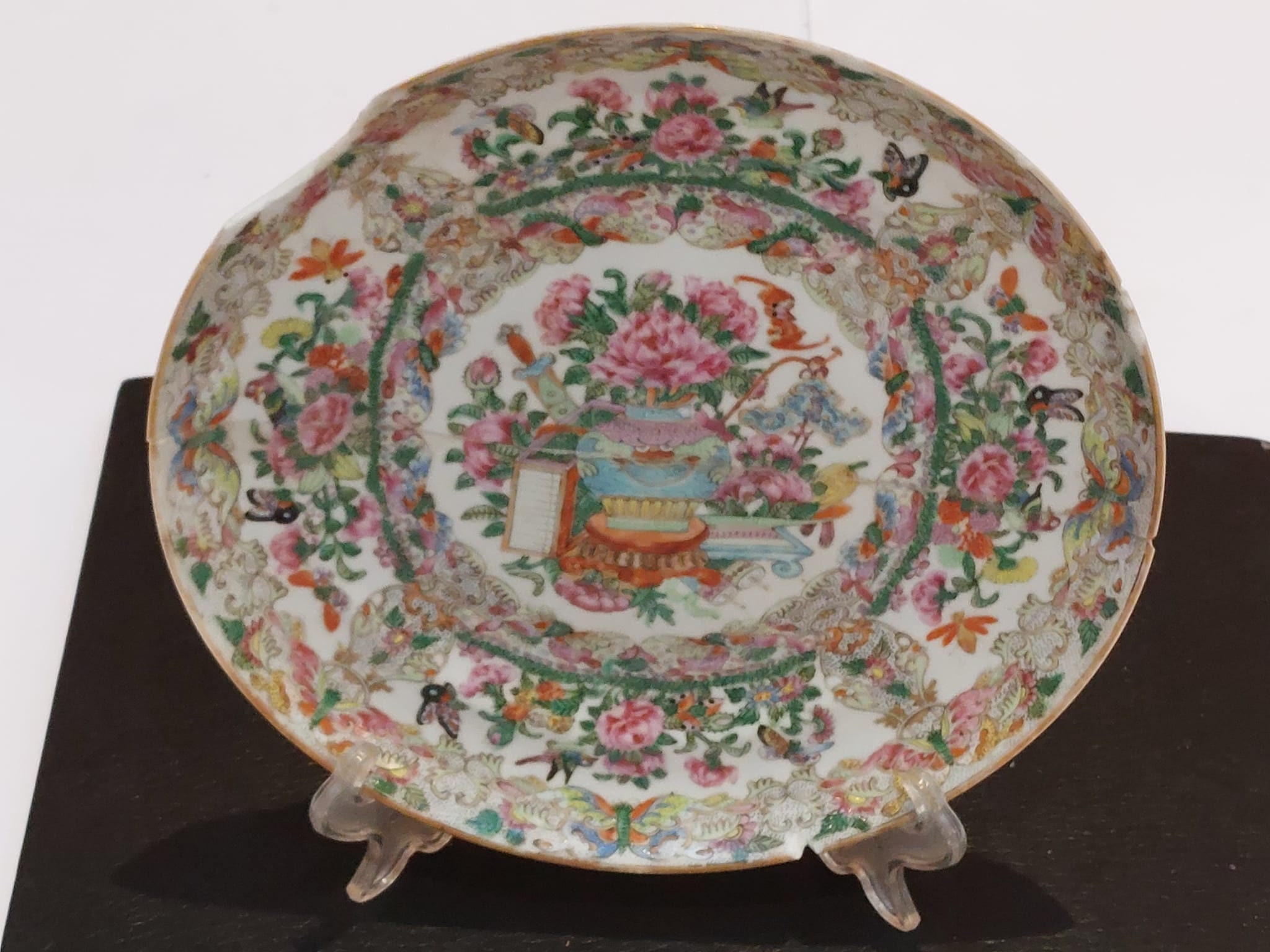 Unusual Antique Chinese Famille Rose Plate. - Etsy
