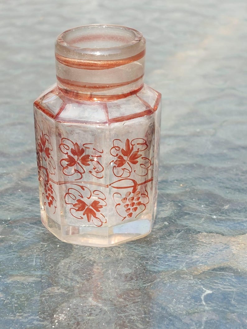 Victorian Bottle Decorated With Grape Vines - Etsy