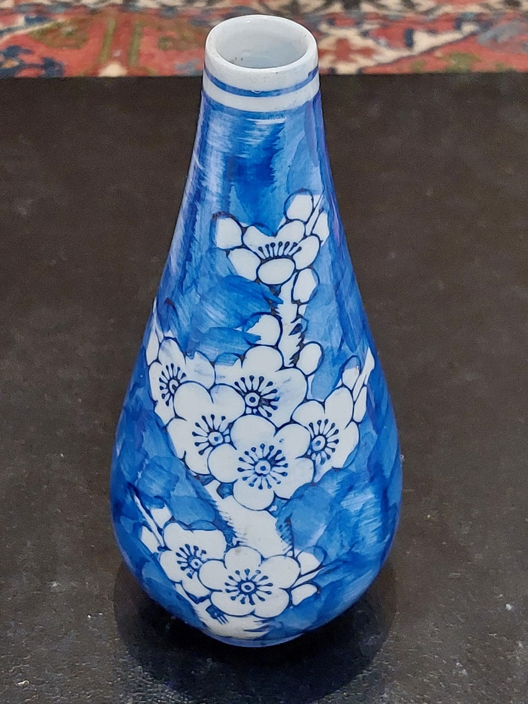 Chinese Prunus Blossom Pear Shaped Vase - Etsy