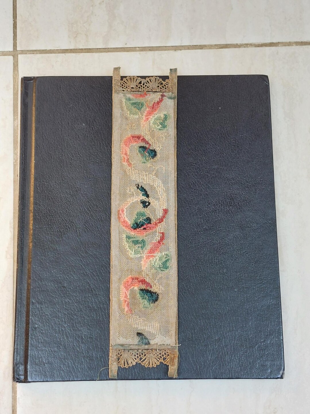 Embroidered Book Mark -victorian,19th Century. - Etsy