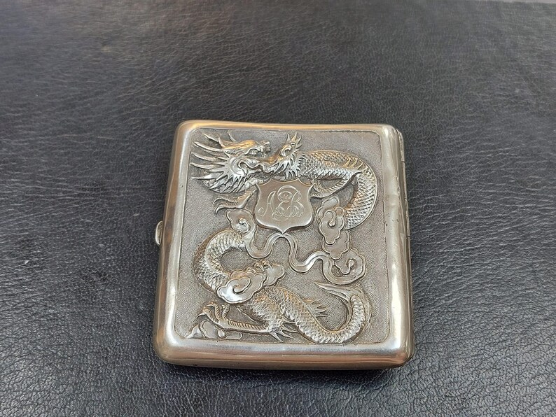 Chinese Antique White Metal Box tested Silver - Etsy Australia