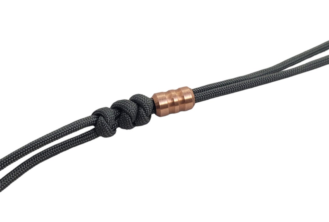Brass and Copper Lanyard Beads - EDC Paracord Beads - Hand Machined in ...