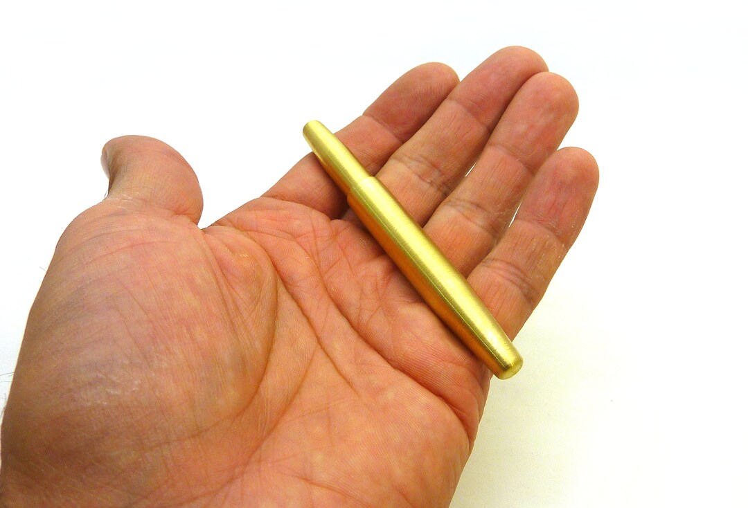 Brass EDC Pen - Hand Machined in the USA - Etsy