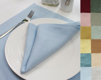 Light Blue Napkins - Etsy