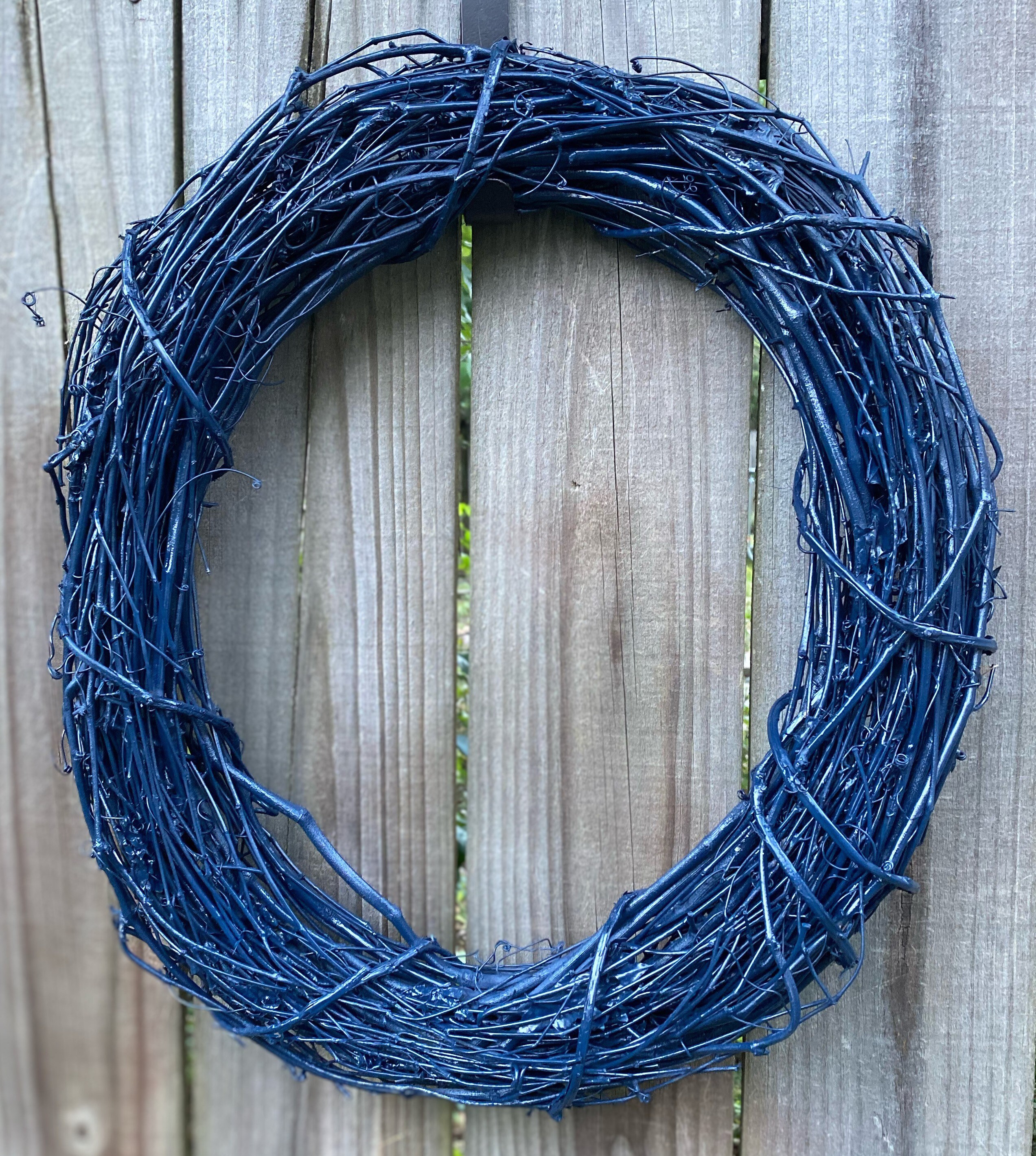 Grapevine Wreath Wreath Form Wreath Frame Grapevine Navy - Etsy