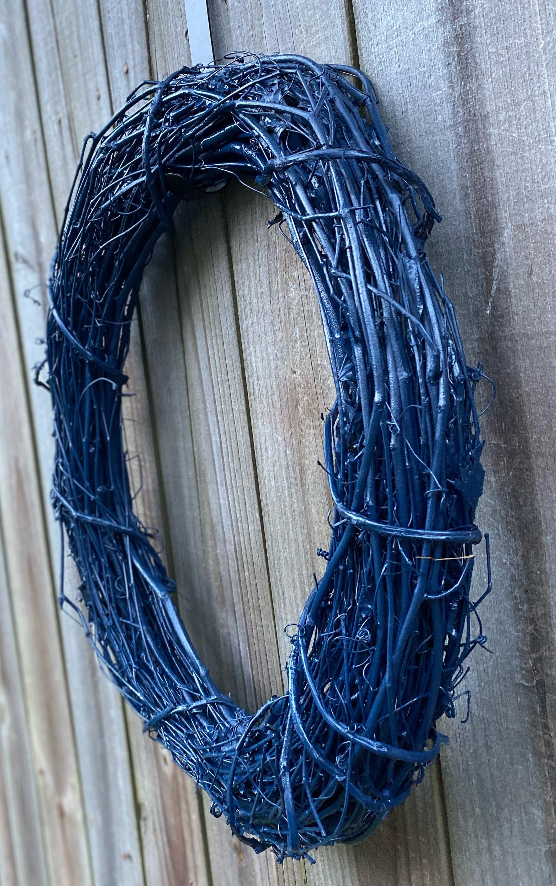Grapevine Wreath Wreath Form Wreath Frame Grapevine Navy - Etsy