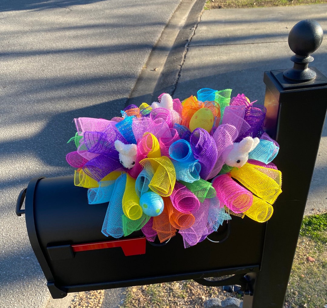 Easter Decoration, Bunny Topper, Mailbox Topper - Etsy