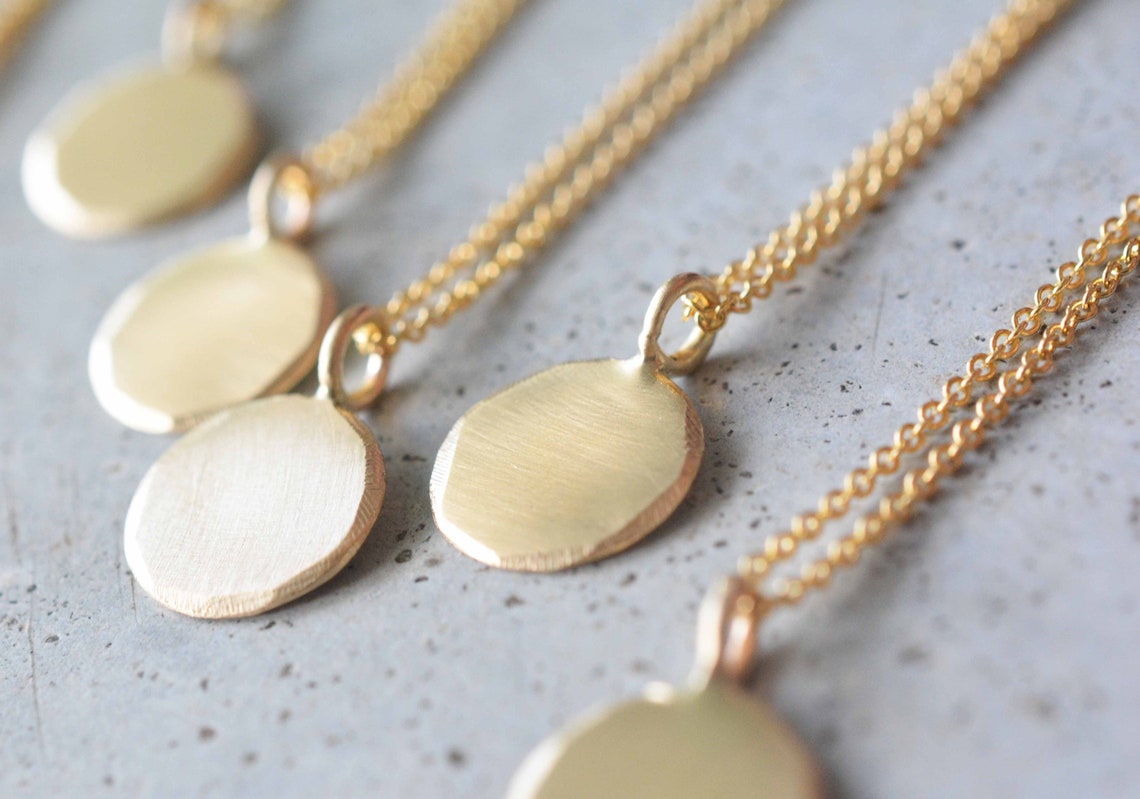 14k Gold Name Necklace for Women 14k Gold Tiny Name Necklace | Etsy