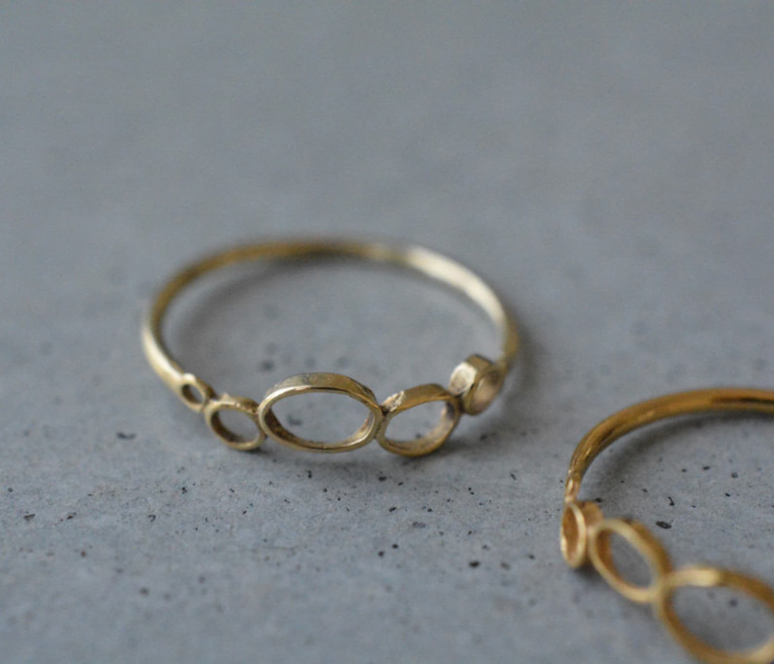 Delicate Gold Ring 14k Gold Simple Ring Wedding Ring Gold | Etsy